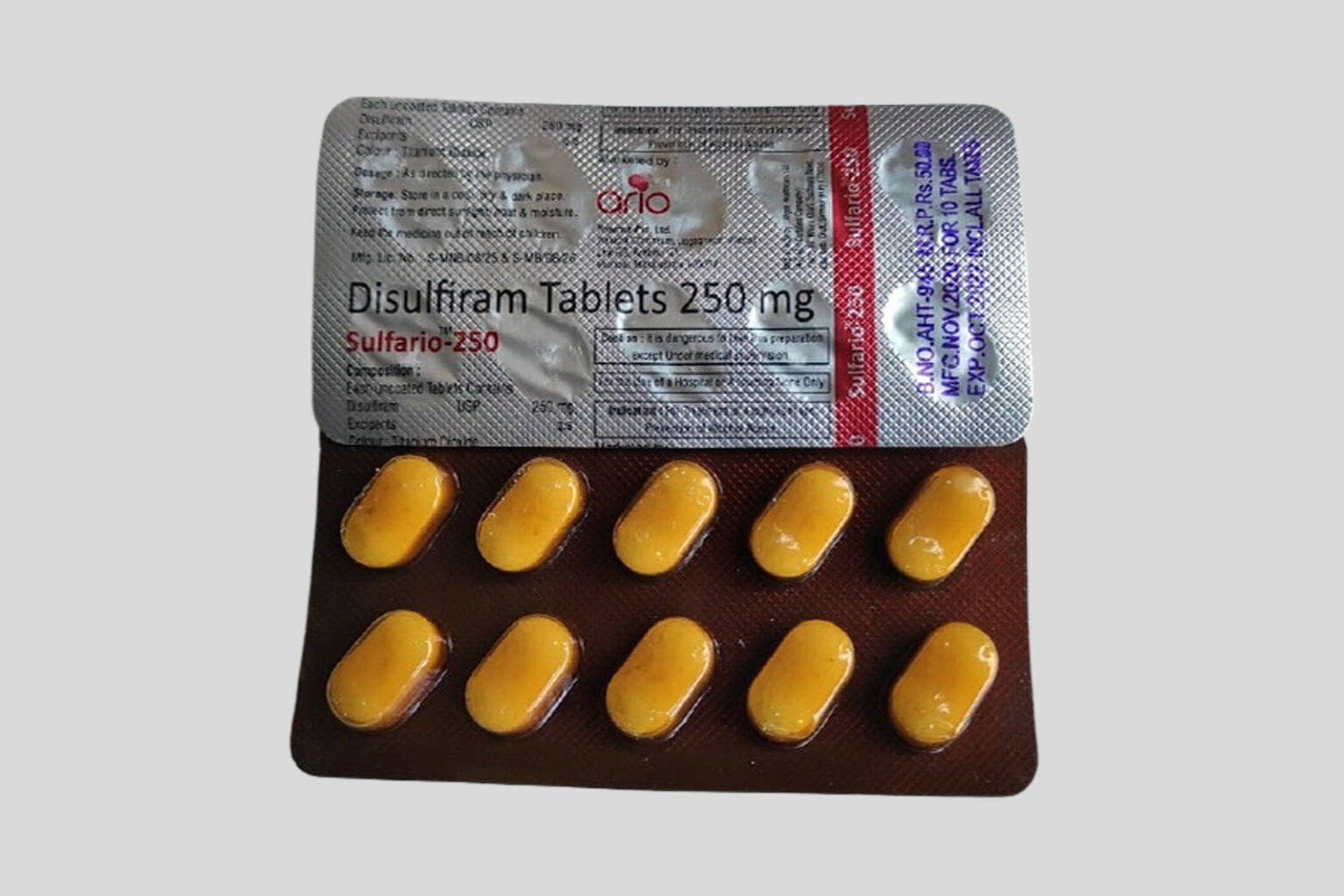 SULFARIO-250 TABLETS – Ario Pharma